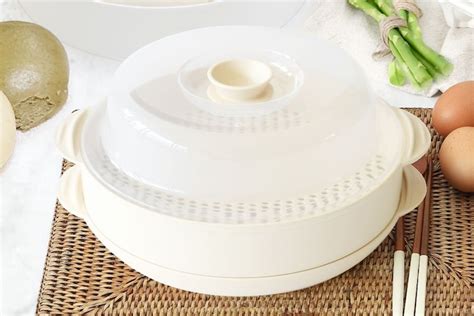 밀폐용기·반찬통 전자레인지 라면용기 계란찜 만능 스팀 찜기 2단 오늘의집 쇼핑