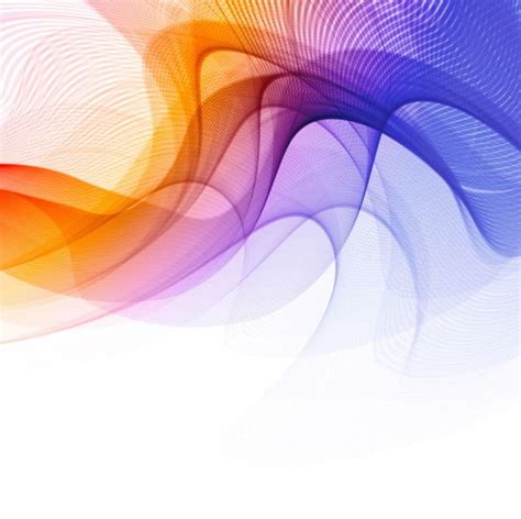 현대 다채로운 물결 모양 배경 Eps Uidownload