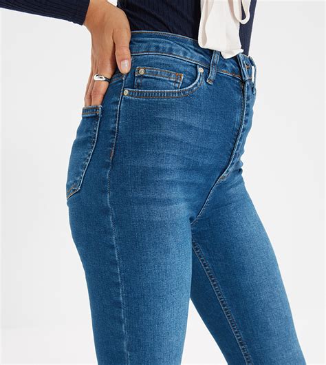 Buy Trendyol Cut Out High Waist Skinny Jeans In Blue 6thstreet Saudi