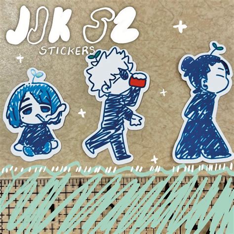 Jujutsu Kaisen Geto Shoko Gojo Vinyl Stickers Etsy New Zealand