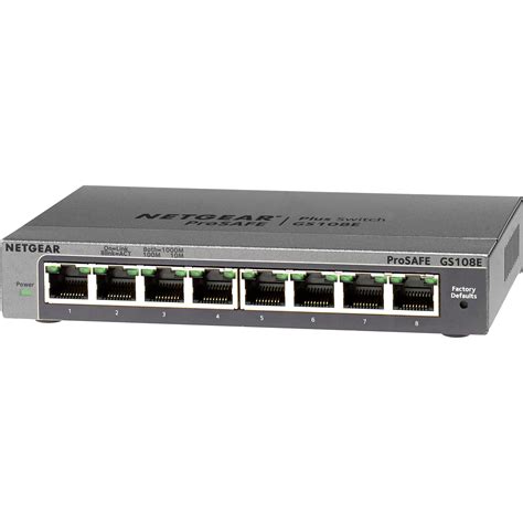 Best Buy Netgear 8 Port 101001000 Mbps Gigabit Plus Managed Switch
