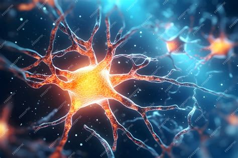 Premium Ai Image Human Brain Neuron Cells Concept Illustration