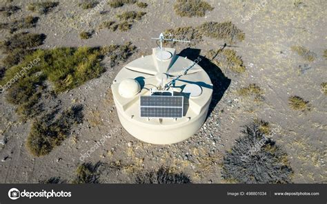 aerial view detector pierre auger observatory malargue argentina
