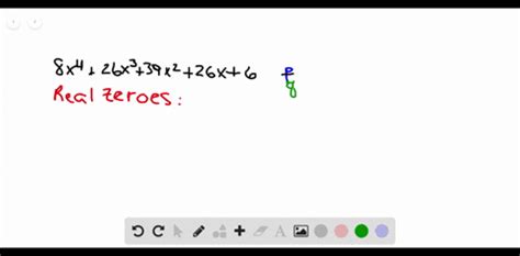 SOLVED For The Following Exercises Use The Rational Zero Theorem To Find All Real Zeros X