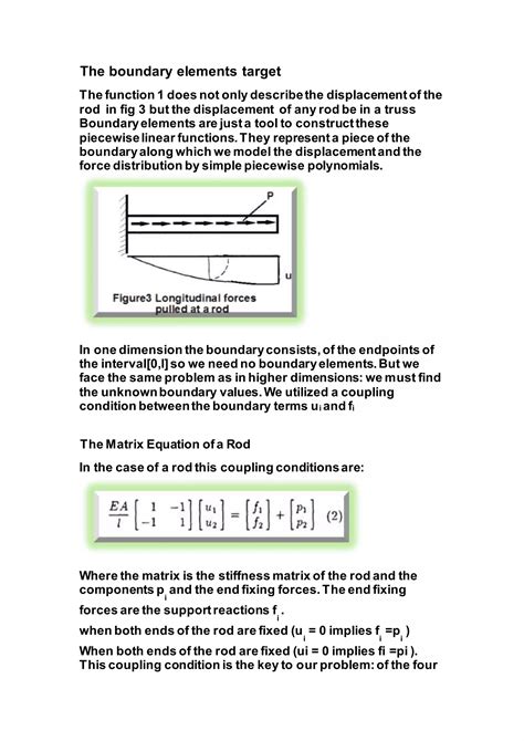 Boundary Element Formulation Docx Physics Science