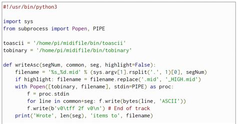 Script For Automatically Splitting Midi Files With Python Adafruit