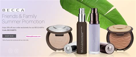 Discounts Becca Cosmetics Mally Beauty Makeup Bonuses