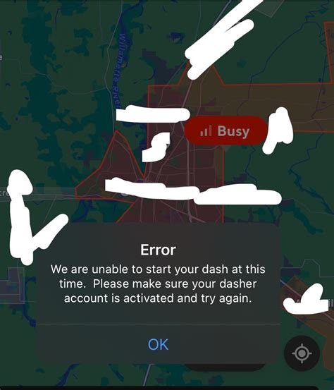 Keep Getting This Error When Trying To Dash R Doordash Drivers