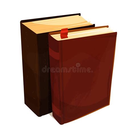 Stack Of Old Books Wisdom And Information Symbol Stock Vector