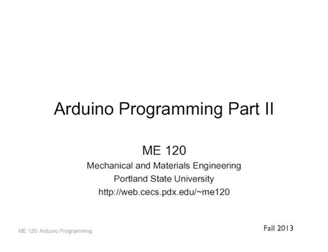 Pdf Arduino Programming Part2 Arduinoprogramming