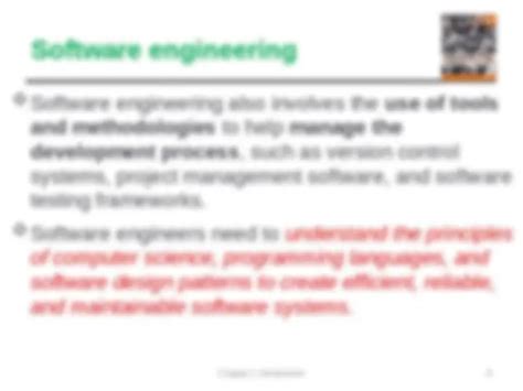 Software Engineering 10th Edition By Ian Sommerville Notes Cheat