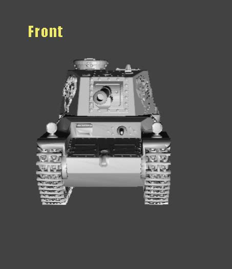 Archivo Stl Girls Und Panzer Anteater Tipo 3 Chi Nu Escala 135 👾