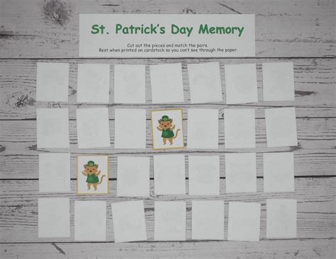 Printable Memory Matching Games For Your Homeschool