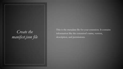 Chrome Extension Step By Step Guide Pptx