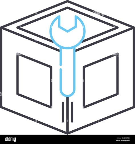 Sdk Toolkit Line Icon Outline Symbol Vector Illustration Concept