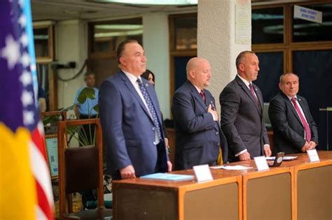 Dr Shefki Hysa Us Colonel Randell Torno Dr Agim Shaini And Mr