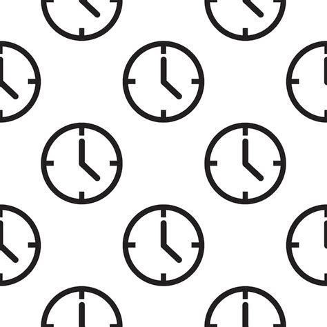 Illustration Dicône Dhorloge Vecteur Premium