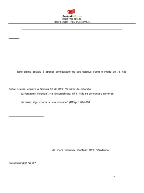 Extorsão E Extorsão Mediante Sequestro Pdf