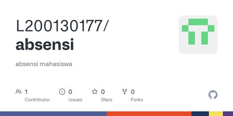 GitHub L200130177 Absensi Absensi Mahasiswa
