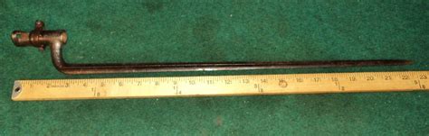 Civil War Era 1863 Rifle Musket Socket Bayonet Swiss Peabody