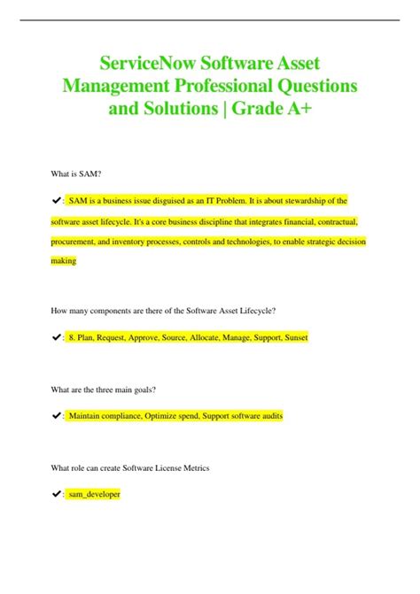 Servicenow Csa Exam Questions And Correct Detailed Answers Verified Answers Already Graded