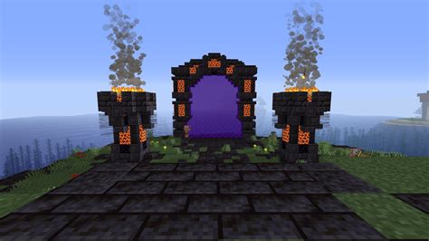 My Nether Portal Entrance To My Base What Do You Guys Think Rminecraft