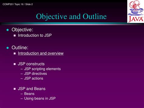 Ppt Comp201 Java Programming Part Iii Advanced Features Powerpoint Presentation Id791431