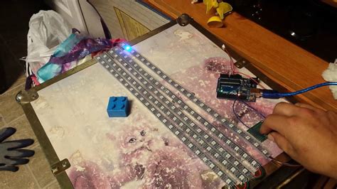ws2812b switching modes on arduino with a pushbutton youtube