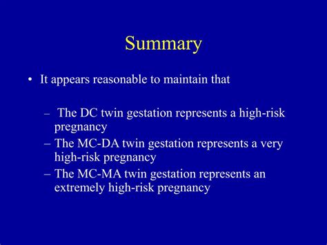 Ppt Multiple Gestation 2005 Implications Of Chorionicity