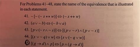 Solved For Exercises 1 11 Complete Each Statement By