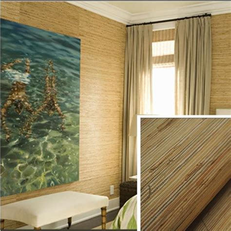 Natural Plant Grass Weave Wallpaper Smaple And Luxury Style