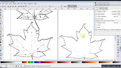Inkscape Trace Bitmap GCODE Laser Engraver YouTube