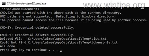 How To Remove Web Or Windows Credentials On Windows WinTips Org