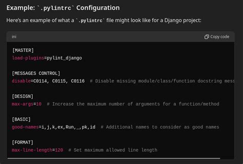 Setting Up Pylint For Cytechs Documentations Setting Up Pylint For Cytechs Documentations