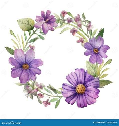 Aquarelle Violette Couleur Daquarelle Illustration Stock Illustration Du éléments Fond