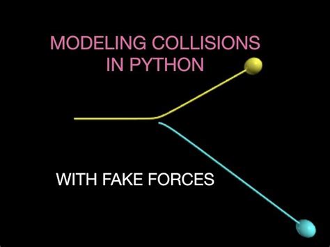 Free Video Modeling D Collisions In Python With Fake Forces From Dot Physics Class Central