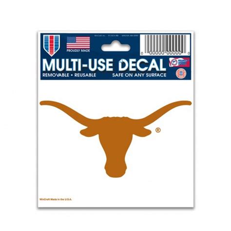 Texas Longhorns Decal 3x4 Multi Use Reality Check Xtreme