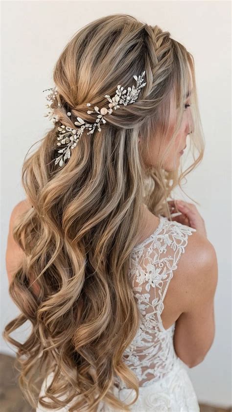 Chic Half Up Half Down Wedding Hairstyles 15 Stunning Ideas For Your