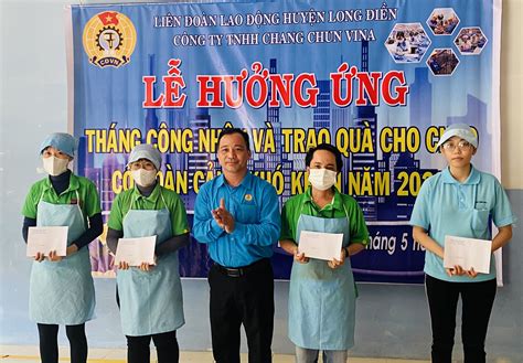 200 suất quà cho công nhân có hoàn cảnh khó khăn - Báo Bà Rịa Vũng Tàu Online