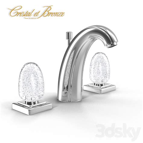 Cristal Et Bronze Elegance Art25441 Faucet 3d Model