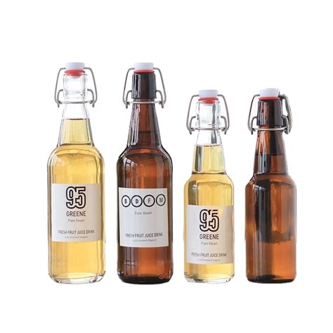 Swing Top Amber Glass Beer Bottles At Christopher Hannan Blog