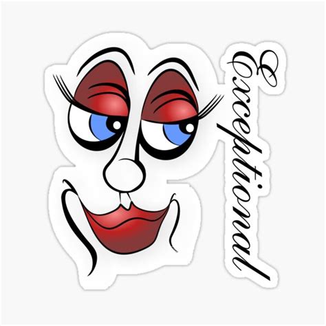 Cartoon Eyes Exceptional Sticker By Montanajack Redbubble