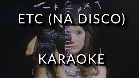 Sanah Etc Na Disco Karaoke Instrumental Youtube