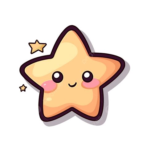 카와이 카와이 귀여운 스타 벡터 일러스트 레이션 고립 된 만화 귀여운 카와이 스타와 스티커 디자인 상표 Png 일러스트 및 벡터 에 대한 무료 다운로드 Pngtree