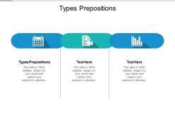 Types Prepositions Ppt Powerpoint Presentation Inspiration Slides Cpb Presentation Graphics