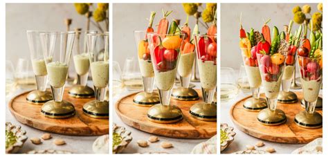 Super Simple Crudités Cups With Pesto Dip • Sunday Table