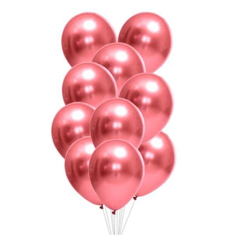 Bexiga Metalizada Nº 5 Vermelha Pct Com 100 Unid Elo7