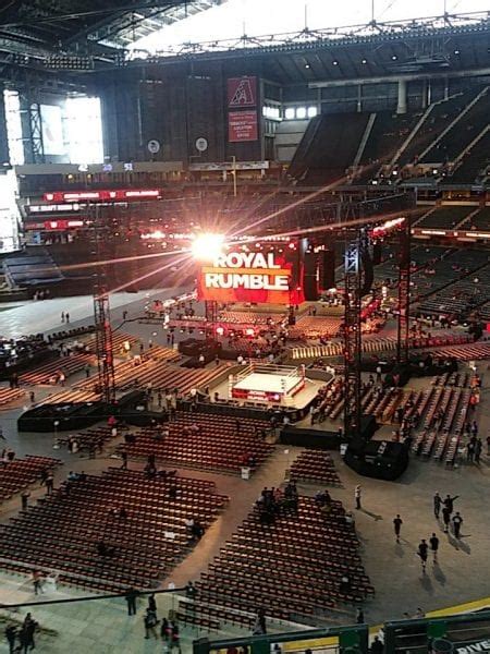 First Look At Tonights Wwe Royal Rumble Setup