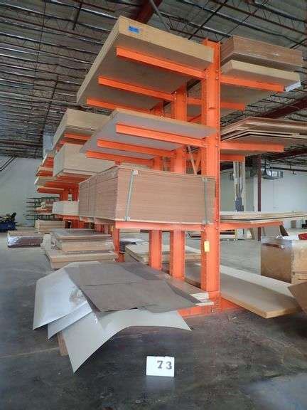 Steel Industrial Racking 88 X 65 X 12 Racking Bolts Are Connected