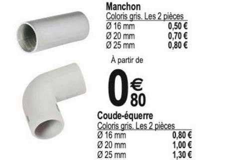 Promo Manchon Coude équerre chez Tridôme iCatalogue fr